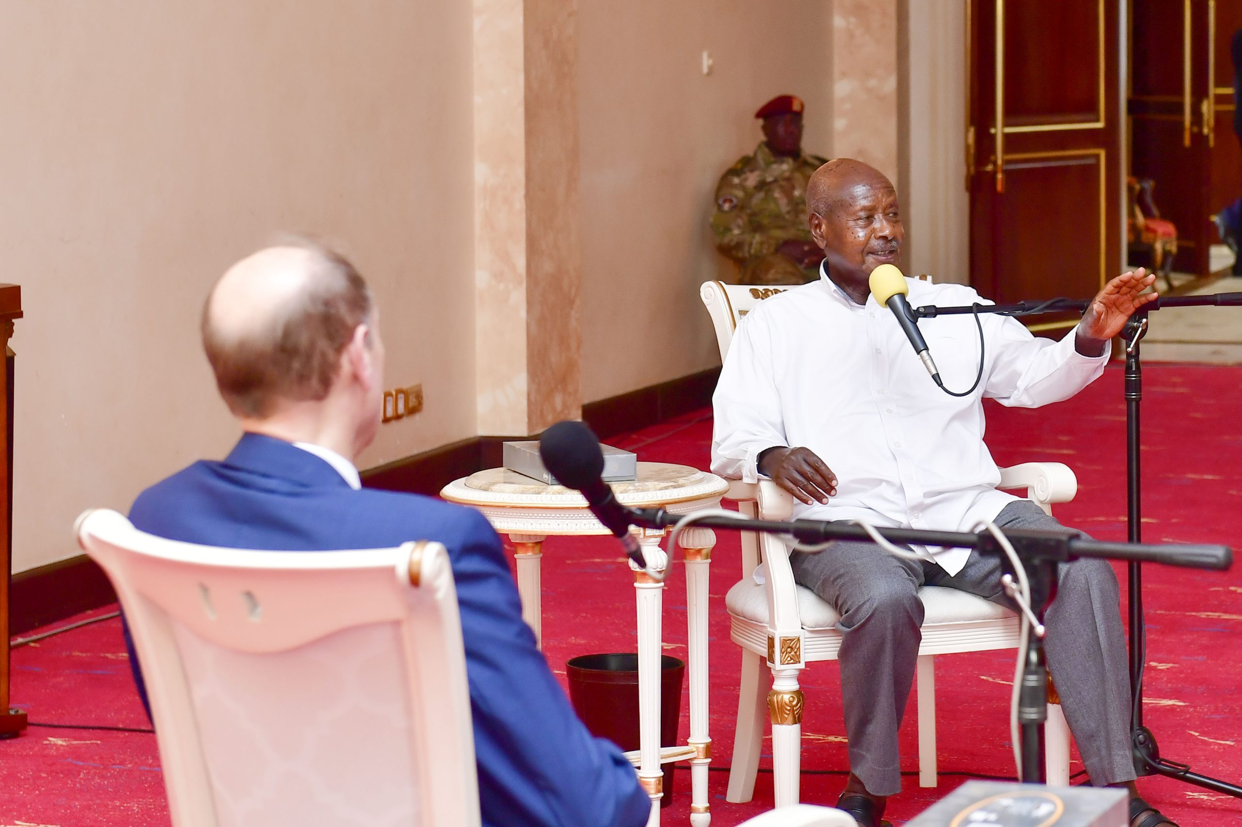 Museveni meets Duke of Edinburgh Prince Edward