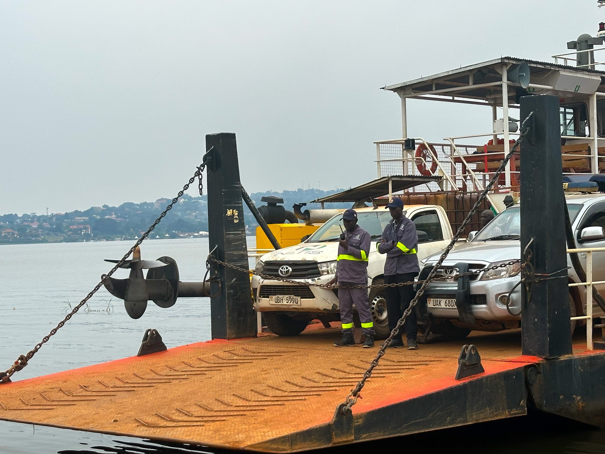 UNRA suspends heavy trucks on key ferry route amid mechanical issues