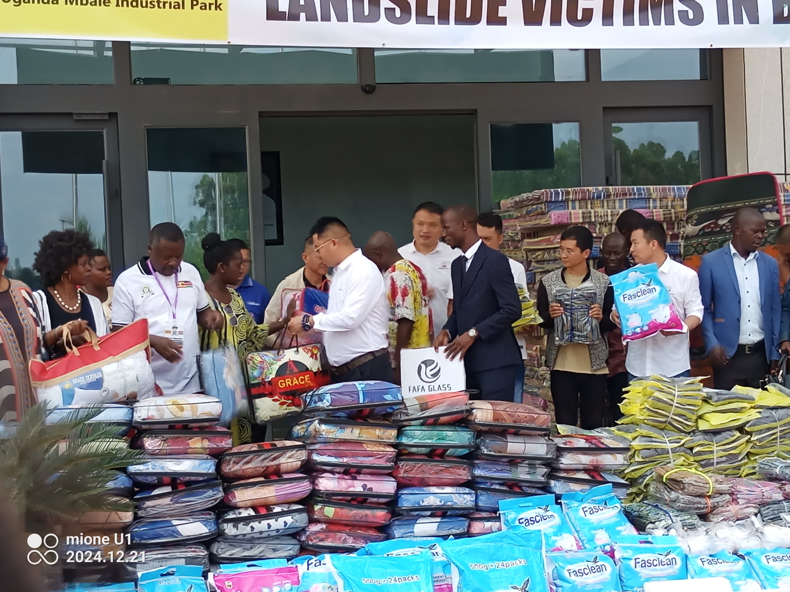 Tian Tang Group Donates Relief Items to Bulambuli land slide victims ...