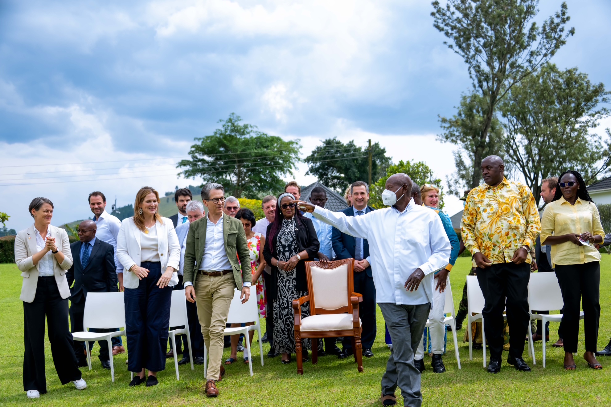 Museveni courts European investors