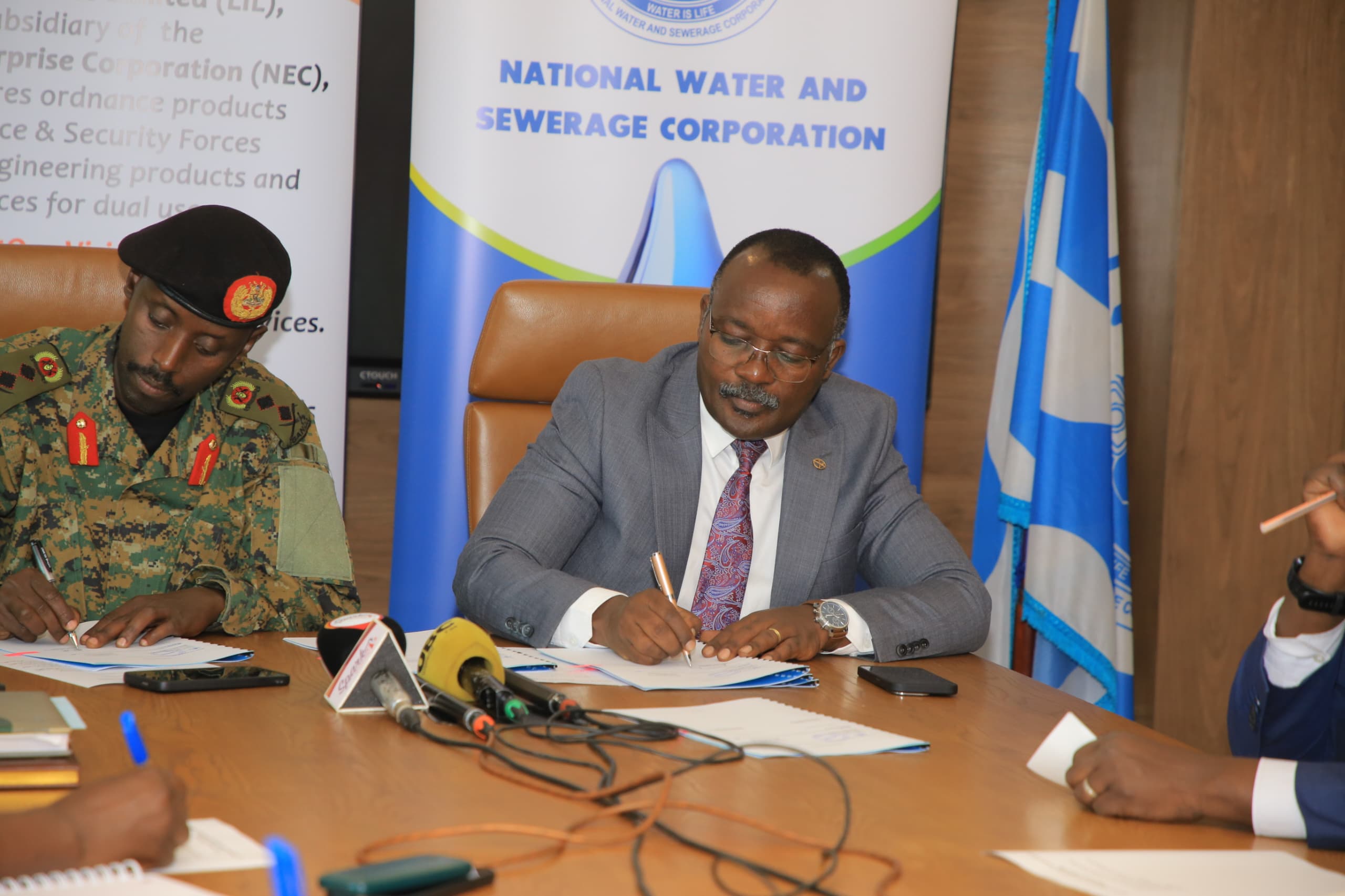 NWSC partners with Luwero Industries to boost water supply efficiency